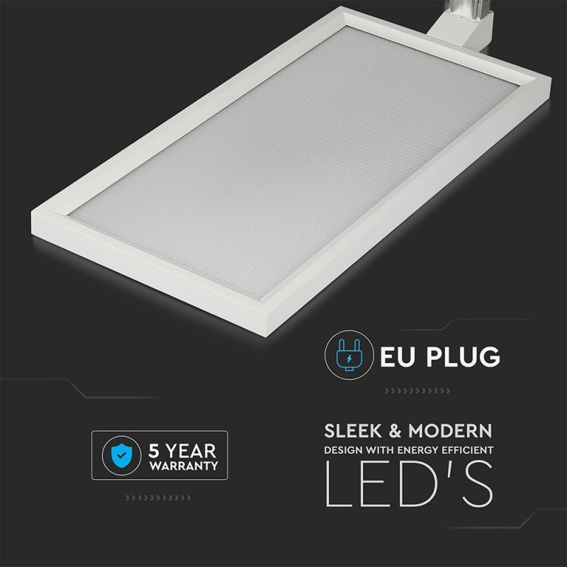 VTAC PIANTANA LED 80W 4000K TOUCH DIMMER BIANCA A DOPPIA EMISSIONE H ...