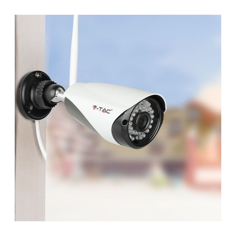 VTAC KIT VIEDOREGISTRATORE PNP NVR 4 CANALI 1080P CON 4 TELECAMERE ...