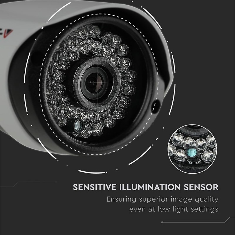 VTAC KIT VIEDOREGISTRATORE PNP NVR 4 CANALI 1080P CON 4 TELECAMERE ...