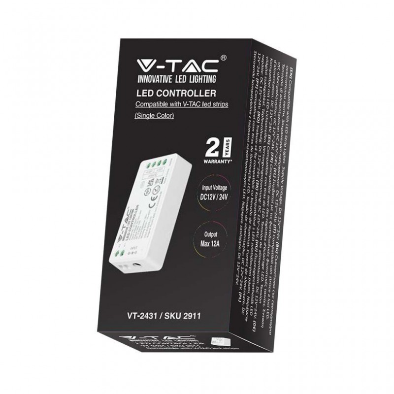 V-TAC CONTROLLER DIMMER WIFI PER STRISCE LED COMPATIBILE CON ...