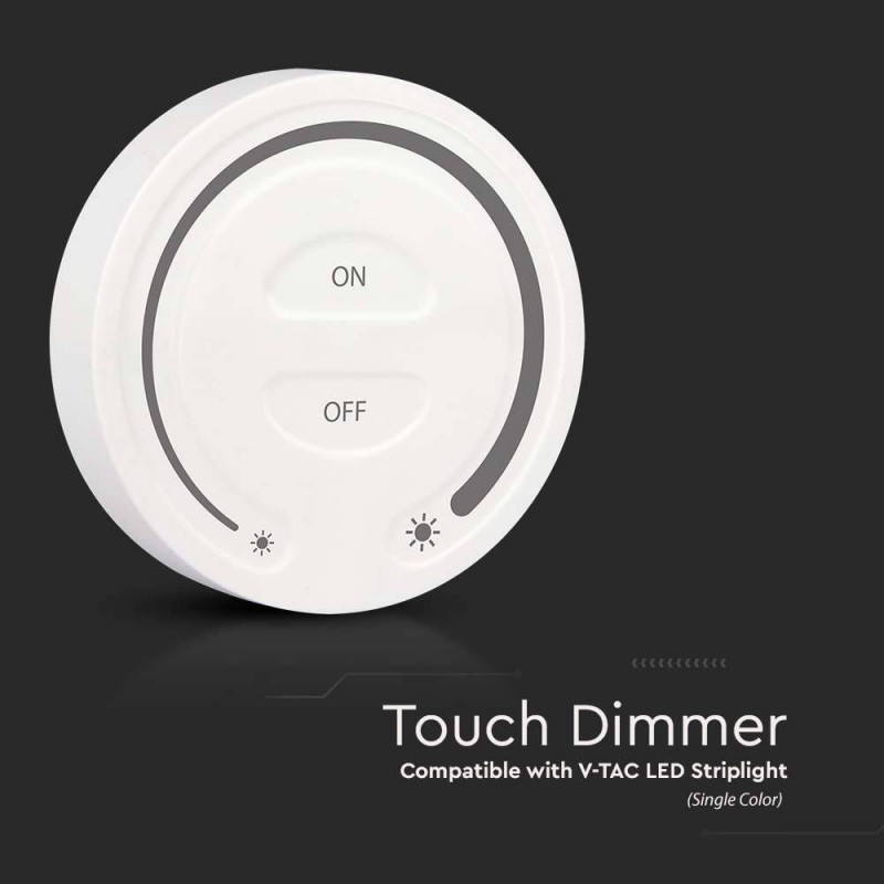 VTAC PULSANTE TOUCH DIMMER COMPATIBILE CON CONTROLLER VT-2431 SKU: 2911 ...
