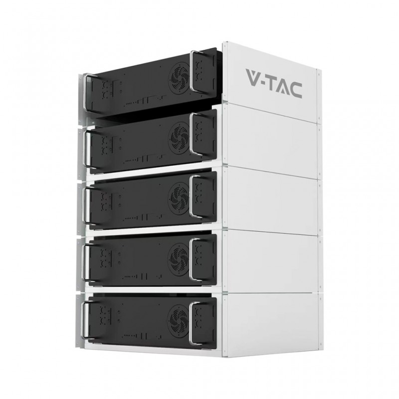VTAC ARMADIO RACK PER BATTERIE 5,12kWh SKU 11377 MASSIMO 5 MODULI - SKU ...